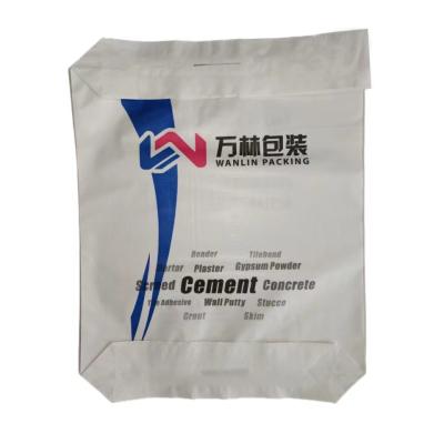 China Bolsa de válvula vacía certificada ISO9001 2008 para cemento yeso mortero mosaico de masilla adhesivo fertilizante químico masterbatch en venta