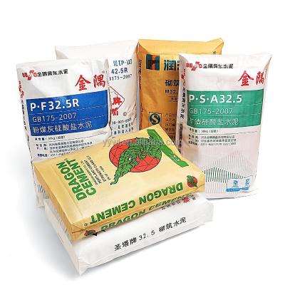 China Multi-Color Printing Wpp Portland Cement Bag for 20kg Cement Packaging for sale