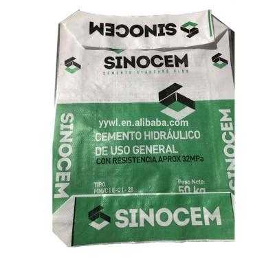 China Tamanho Personalizado Aceito Saco de Cimento Vazio de PP Válvula Tecido à Prova de Umidade 25 KG 40 KG 50 KG Fabricação à venda