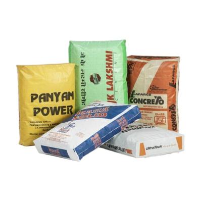 China PP Cement Bag Laminated Multi-color Printing Moisture Proof for sale
