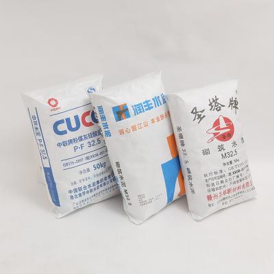 China Custom Printed PP Cement Bags 25kg 40kg 50kg Moisture Proof for sale
