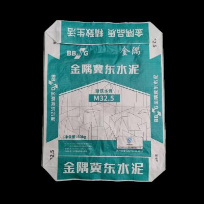 China 50kg PP Woven Cement Bag with Valve Moisture Proof ISO9001 Certified for sale