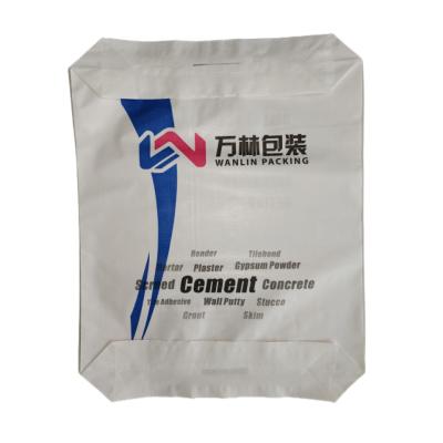 China PP Cement Bags 25KG-50KG Moisture Proof Square Bottom Valve Bags for sale