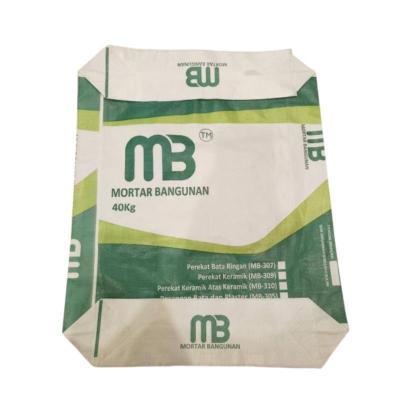 China ISO9001:2015 Certified 80GSM PP Cement Packaging Bag with Leakage Dust Protection for Dry Mix for sale