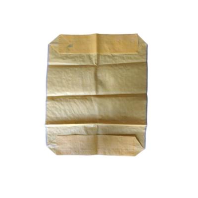 China AD Star PPW Laminated 50kg Cement Bag Square Bottom Coated Plastic Woven Valve Bag for sale