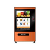 China Smart Food Vending Machine 21.5 Inch Touch Screen Cloud Management 60-200 Servings for sale