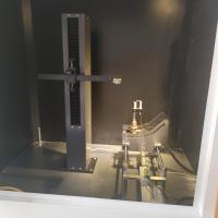 China Horizontal Vertical Burning Combustion Testing Machine Flame Test Chamber For Plastic for sale