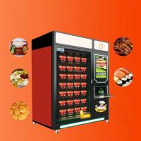 China Automatic Heating Food Vending Machine 60-200 Servings Hot Lunch Box Bread Dispenser 110-220V for sale