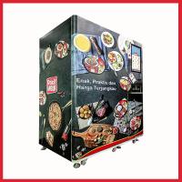 China Fully Automatic Pizza Vending Machine 3000W 45s Heating 60-200 Servings for sale