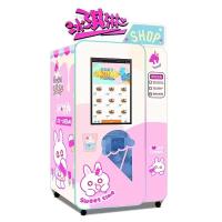 China Touch Screen Automatic Unmanned Ice Cream Vending Machine Self Scanning Code for sale
