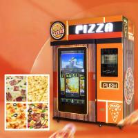 China Automatic Smart Pizza Vending Machine 55 Inch Touch Screen 2800W Commercial for sale