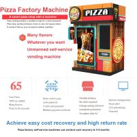 China Fully Automatic Smart Pizza Vending Machine 200 Box Capacity 46 Inch Touch Screen for sale