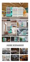 China Touch Screen Automatic Fast Food Vending Machine for sale