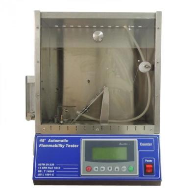 Cina Apparecchiatura di collaudo automatica di infiammabilità di ASTM D4151 45 gradi per il tessuto in vendita