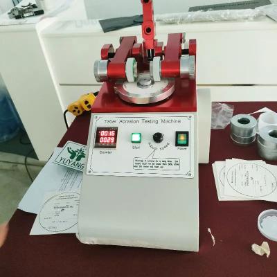 China ASTM D 1175 Rubber Leather Taber Abrasion Tester 60/72 Rpm 37-38mm for sale