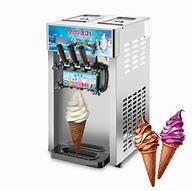 Chine Tableau économique en acier inoxydable 3 saveurs Automatique à service doux Sorbetière Commercial Eis machine à glace à vendre