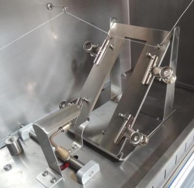 Cina ASTM D4151 Blanket 45 Degree Flammability Tester Stainless Steel in vendita