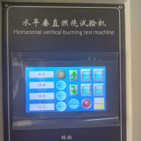 China UL94 Horizontal Vertical Flammability Tester 220V Touch Screen Plastic Material Flame Test for sale