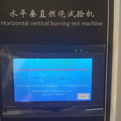 Cina UL94 Horizontal And Vertical Flame Tester Lab Testing Machine SUS 304 in vendita