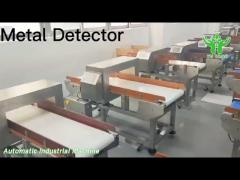 Stainless Steel Automatic Industrial Machine Metal Detector With Conveyor