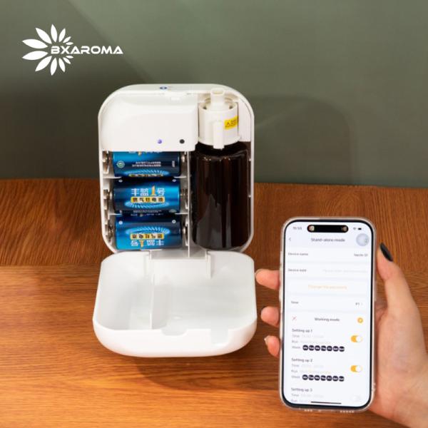 Controllo multi-zona intelligente Sistema diffusore di profumo WiFi per alberghi - Gestione di 8 aree tramite applicazione mobile