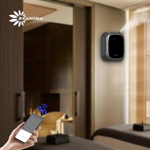 Controllo multi-zona intelligente Sistema diffusore di profumo WiFi per alberghi - Gestione di 8 aree tramite applicazione mobile