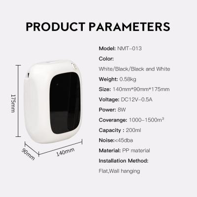 China Wall-Mounted Hotel Lobby Diffuser - 24/7 Continuous Fragrance Dispenser with Adjustable Intensity (CE Certified) for sale