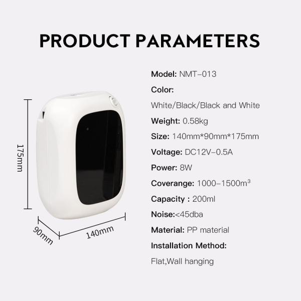 Smart Nebulizing Diffuser - Tecnologia di aria fredda controllata da Bluetooth per 5.300 metri quadrati (senza residui, sicuro per animali domestici e mobili)