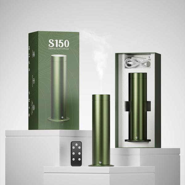 Diffusore di profumo per hotel - copertura di 1500 piedi quadrati, diffusore di olio essenziale in alluminio premium, diffusore senza acqua per casa, hotel, ufficio