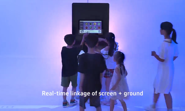 interactive floor projector