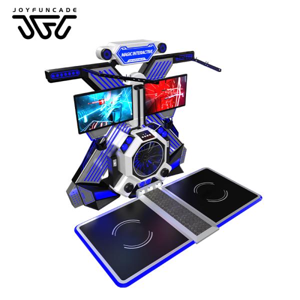 Quality Dual-screen synchronized two-player VR standing Platform arena equipped with for sale