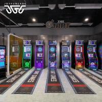 Quality Dart Arcade Cabinet Featuring Promotional Media Display Multilingual Interface for sale