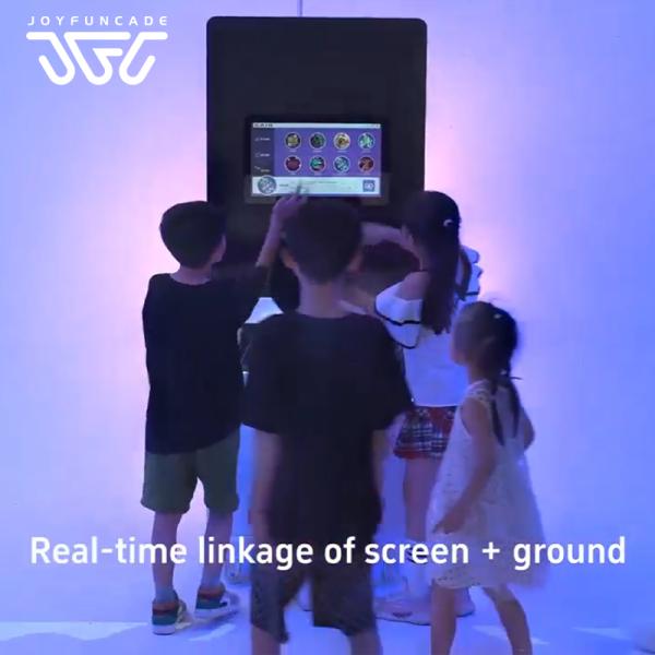 Quality Children's Mobile Interactive Floor Projector With Real-time Data Display Sports for sale