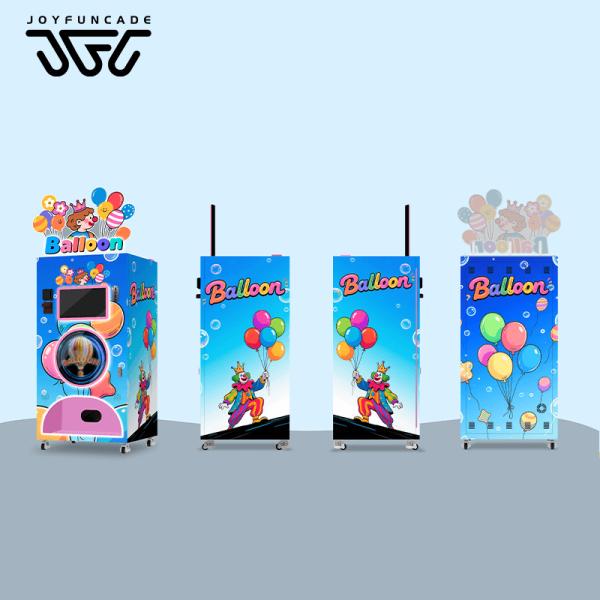 Quality Fully Automatic Balloon Vending Machine With A 3D Holographic Display Helium for sale