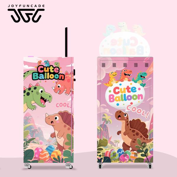 Quality Electronic Payment Dinosaur Theme Balloon Vending Machine with Anti-Jamming for sale