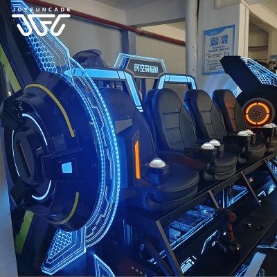 중국 4석 회전형 9D 가상현실 극장과 쇼핑몰에 적합한 멀티플레이어 게임 판매용