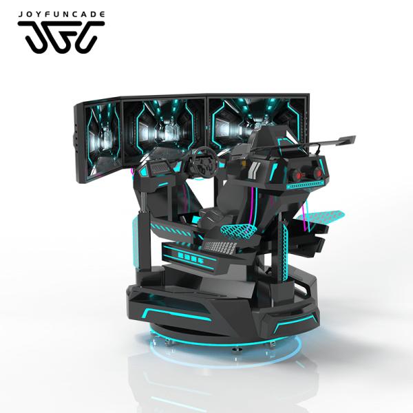 Quality VR Racing Simulator with Triple 40-inch Screens 360° Motion for sale