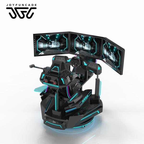 Quality VR Racing Simulator with Triple 40-inch Screens 360° Motion for sale