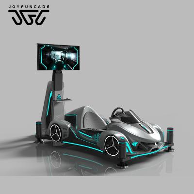 China 42 Inches Large Screen VR Racing Theme Park 4-DoF 9D VR Racing Car Simulator for Sale for sale
