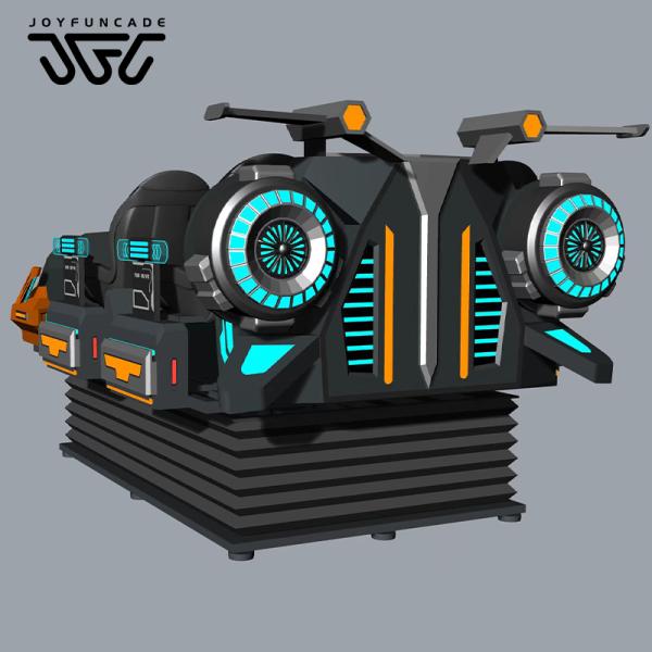 Quality 6-Player Battleship 9D VR Cinema Amusement Equipment Multiplayer VR Spaceship for sale
