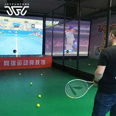 China 220V Virtual Tennis Simulator with Ball Return System for 1-2 Players for sale