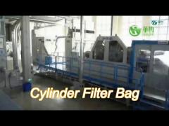 industrial dust collection non woven filter bags with 1-100µm micron ratings