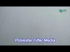 durable polyester filter media rolls long lasting high tensile strength smooth or embossed surface