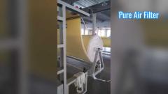 HUAZHE Colored Anti-Static Polyester Filter Media