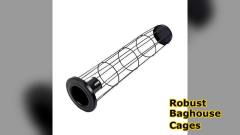 Baghouse Cages Flanged Welded 50mm 1200mm