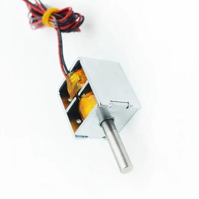 China Bistable solenoidHigh Holding Force DC 12V Stroke 9mm Bistable Solenoid for Vending Machines and Office Equipmen for sale