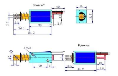 China U0730 Mini Push Pull DC 12V 24V Open Frame Solenoid for sale