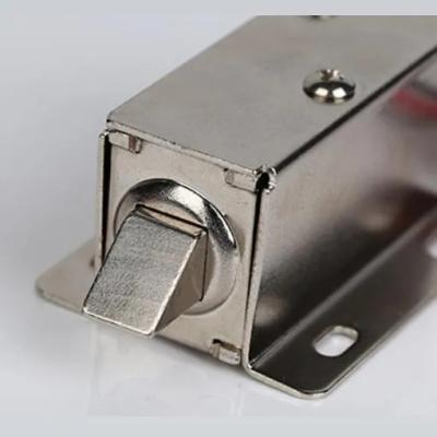 中国 U1054-1b 12V 24V 常閉型プルタイプ小型電磁ソレノイドロック、オーバーライド機能付き 販売のため