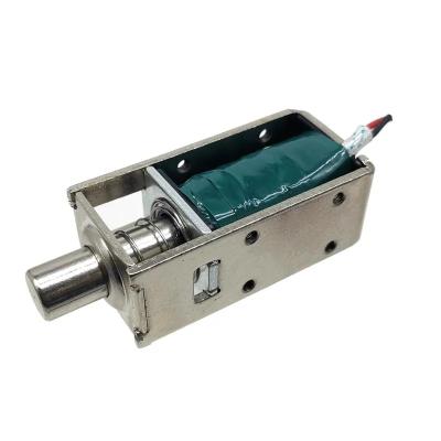 Cina 1054-4b DC 12/24 Volt Normalmente chiuso Mini Push Pull Solenoid Lock per armadio in vendita