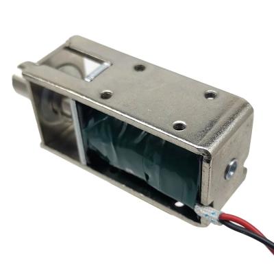 Cina 1054-4b DC 12/24 Volt Normalmente chiuso Mini Push Pull Solenoid Lock per armadio in vendita